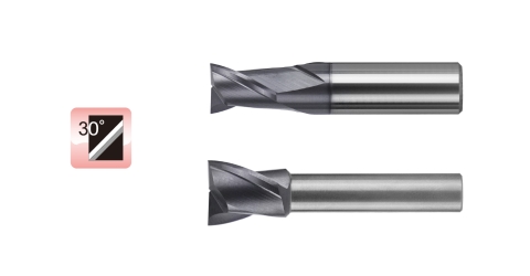 Helix 30° End Mill for Compound Lathe - 2 Flutes-SPEED TIGER PRECISION ...