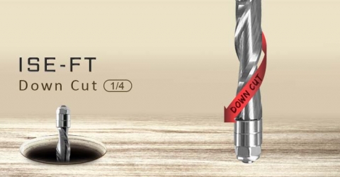 ISED-FT Carbide Spiral CNC Router Bits - Flush Trim Bit - Down Cut ...